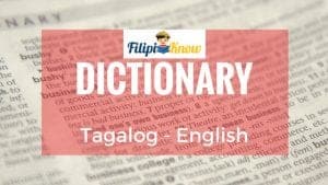 FilipiKnow's Tagalog-English Dictionary - FilipiKnow
