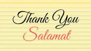 How To Say "Thank You" In Tagalog - FilipiKnow