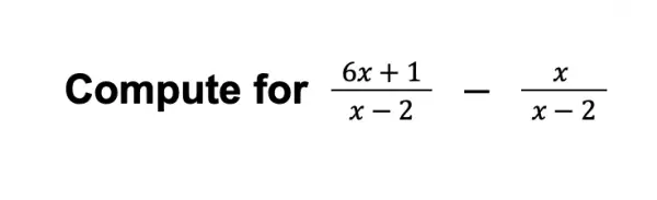 Example of Rational Algebraic Expression (With Solution) - FilipiKnow