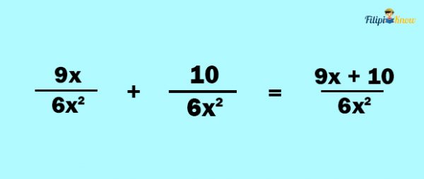 Example of Rational Algebraic Expression (With Solution) - FilipiKnow
