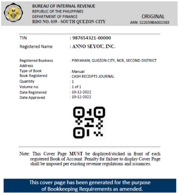 Books of Accounts BIR: Guide to Registration, Filling Up, and Record ...
