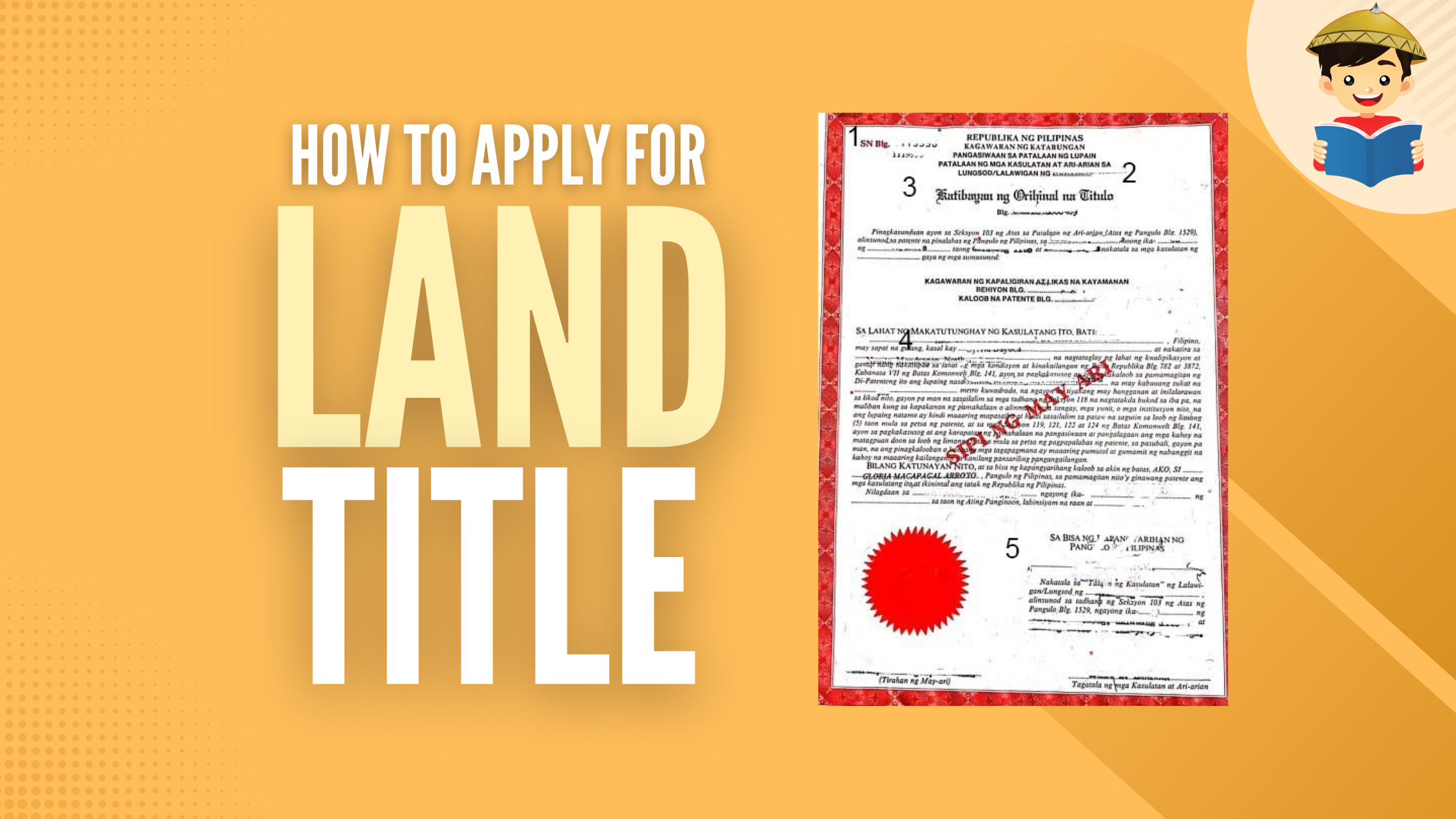 Procedure For Land Title In Philippines