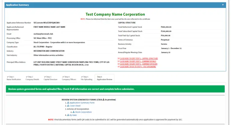 How To Register Business Name in SEC Online: A Guide for Corporations ...