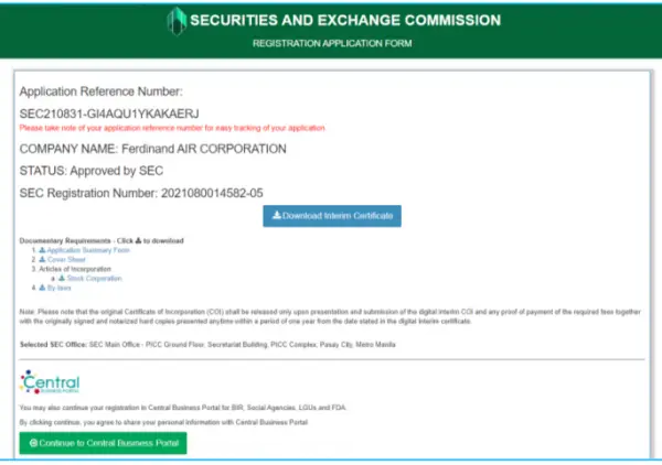 How To Register Business Name in SEC Online: A Guide for Corporations ...