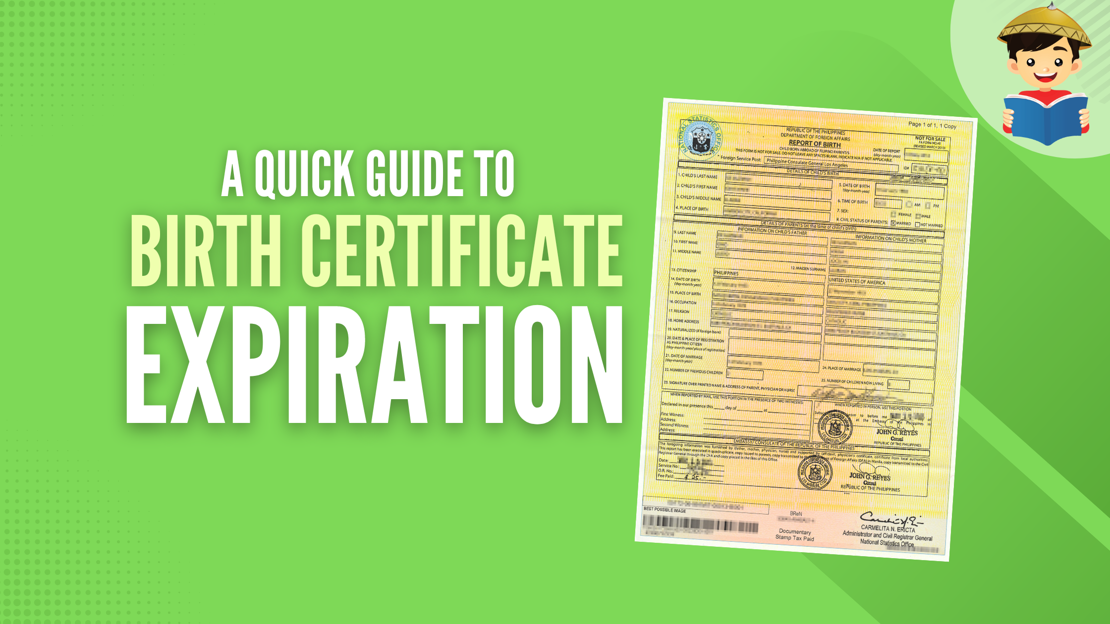 Do PSA Birth Certificates Expire Guide To Birth Certificate Validity FilipiKnow