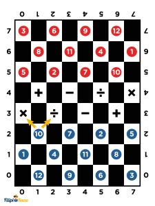 How To Play Damath (With Printable Damath Board and Chips) - FilipiKnow