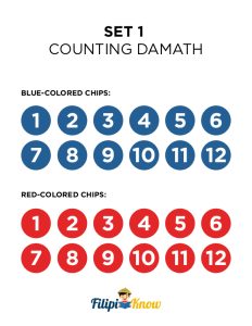How To Play Damath (With Printable Damath Board and Chips) - FilipiKnow