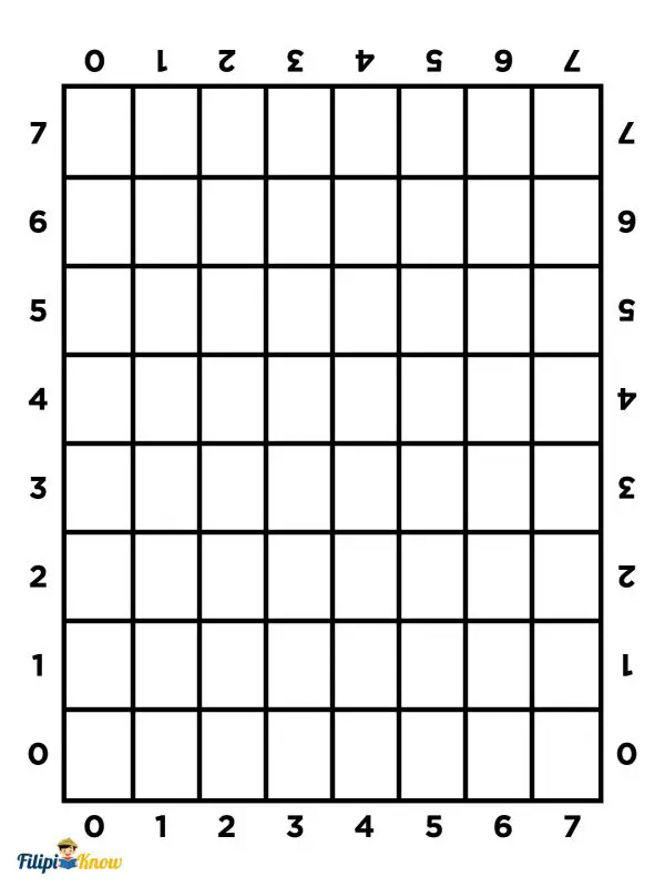 How To Play Damath (With Printable Damath Board and Chips) - FilipiKnow