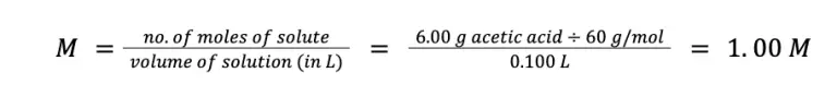 Molarity, Molality, and Normality: Reviewing Concentration of Solutions ...
