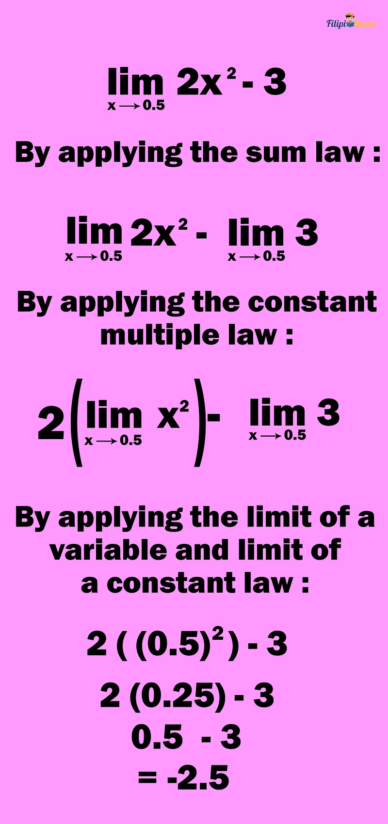 Evaluating Limits in Calculus - FilipiKnow