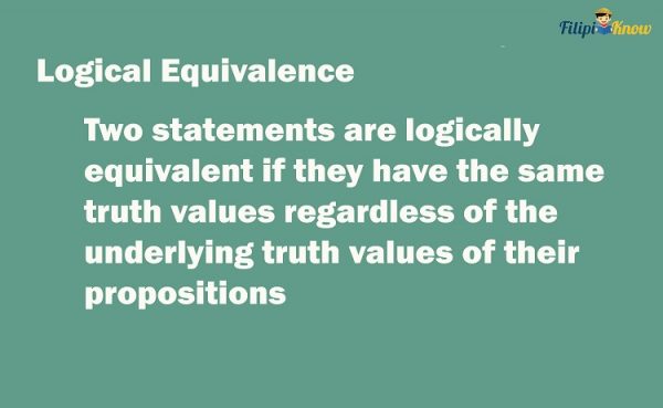 Logical Equivalence Truth Table - FilipiKnow