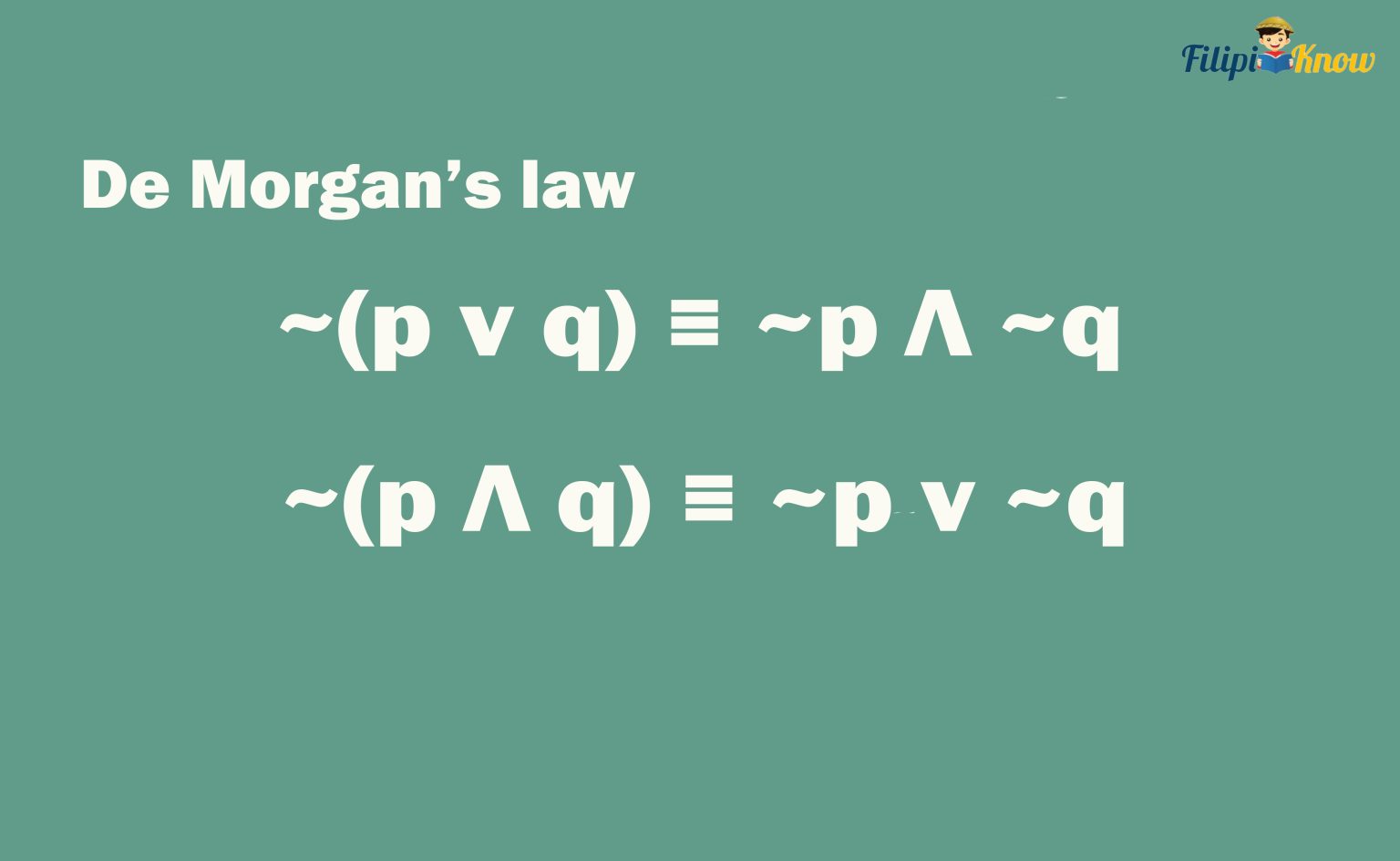 Logical Equivalence Truth Table Filipiknow 0313